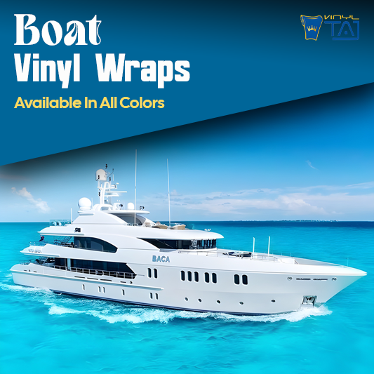 Boat Vinyl Wraps Available in All Colors & Finishes